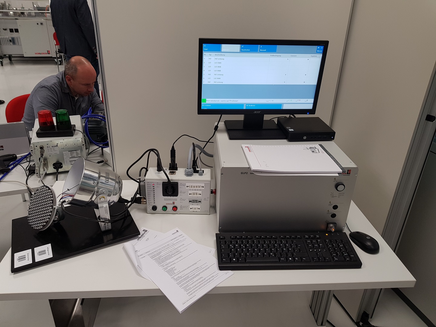 GLP2 Luminaries/LED Tester. - Whitelegg Machines